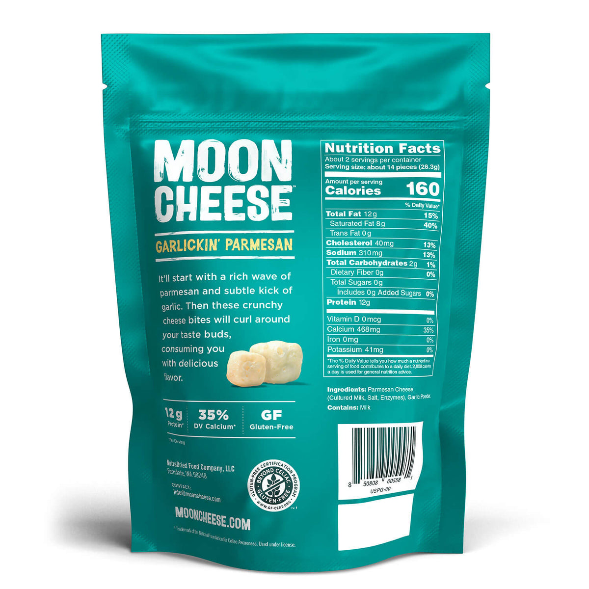 Garlickin Parmesan - Garlic Parmesan Snack | Moon Cheese