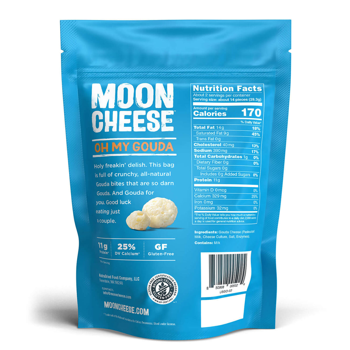 Oh My Gouda - Gouda Cheese Snack | Moon Cheese